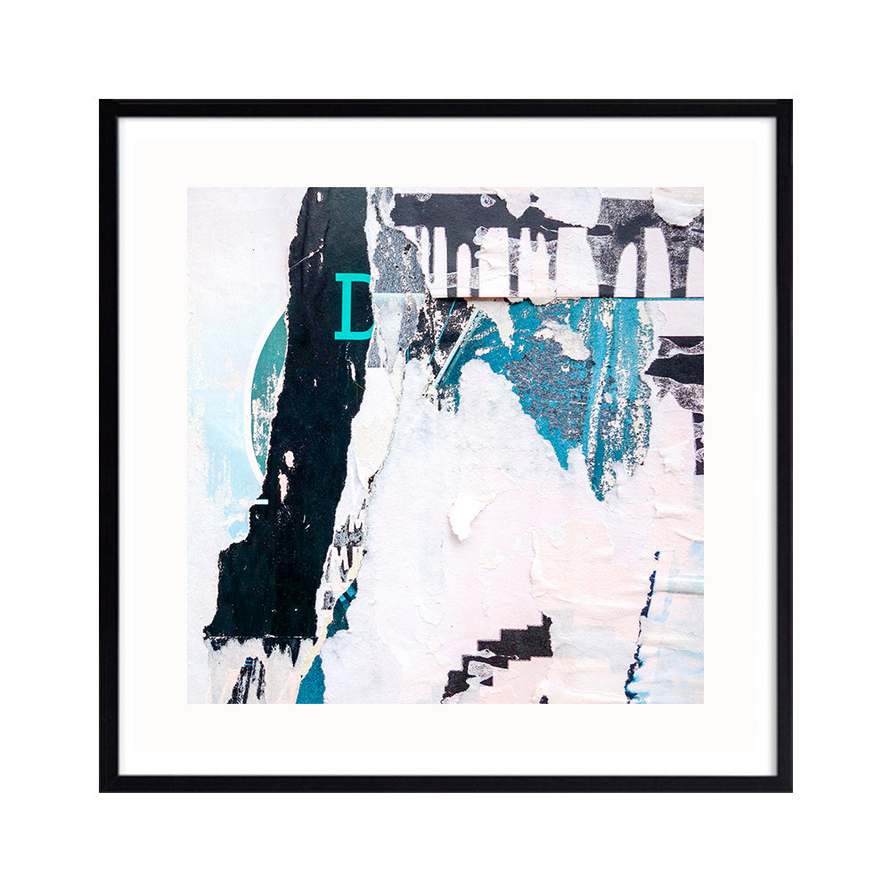 Cuadro Abstracto Collage Papeles N°3 – mastinta.cl